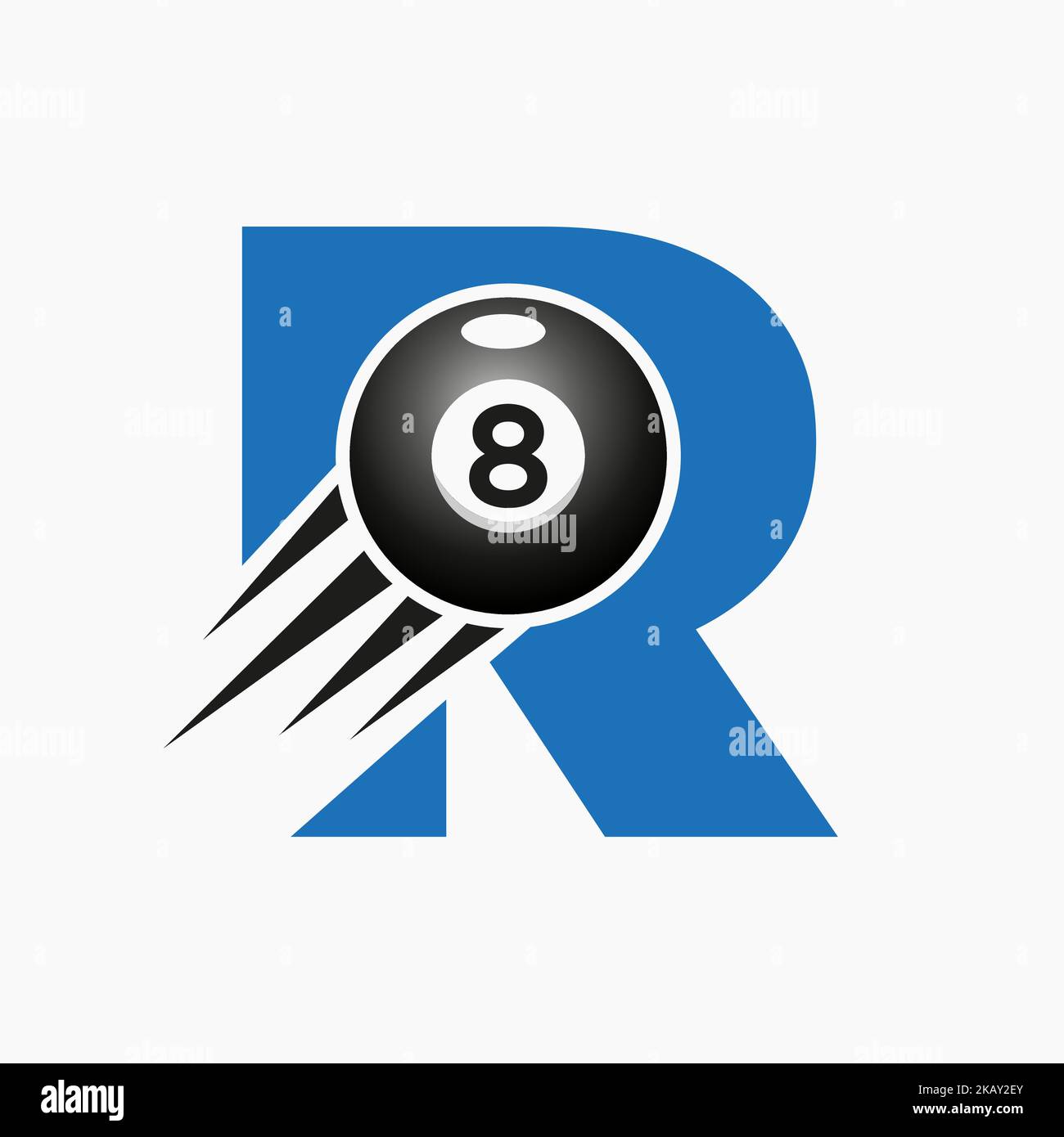 Letter R Billiards or Pool Logo Design For Billiard Room or 8 Ball Pool ...