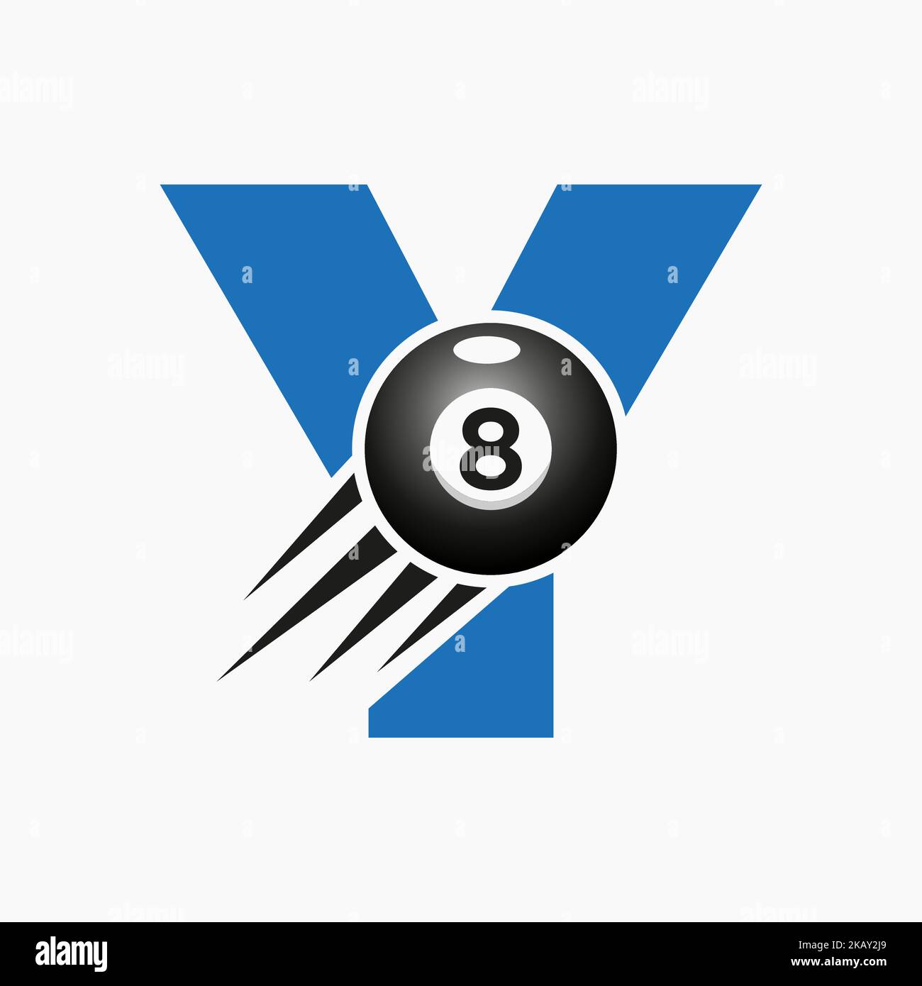 Letter Y Billiards or Pool Logo Design For Billiard Room or 8 Ball Pool ...