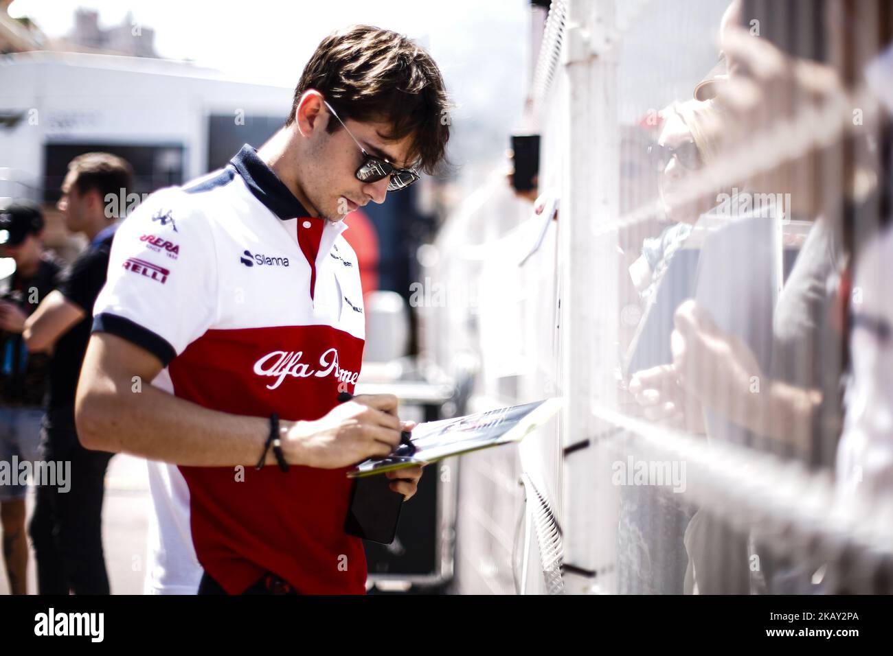 16 Charles Leclerc From Monaco With Alfa Romeo Sauber F1 Team C37