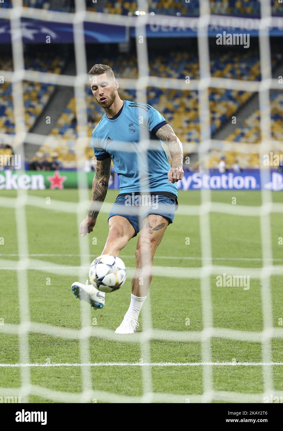 Real madrids sergio ramos on hi-res stock photography and images - Alamy
