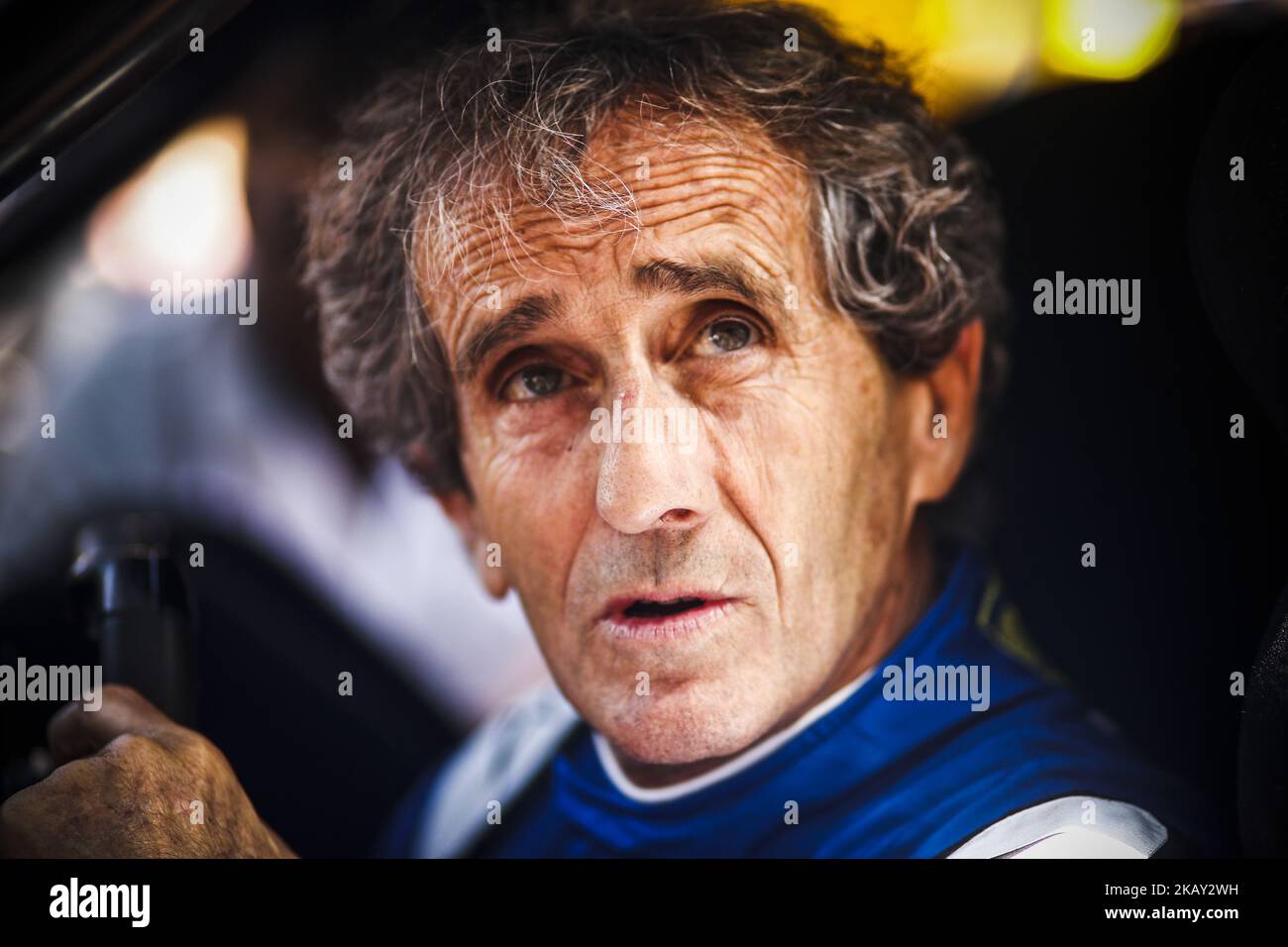 Alain Prost portrait during the Monaco Formula One Grand Prix at Monaco ...