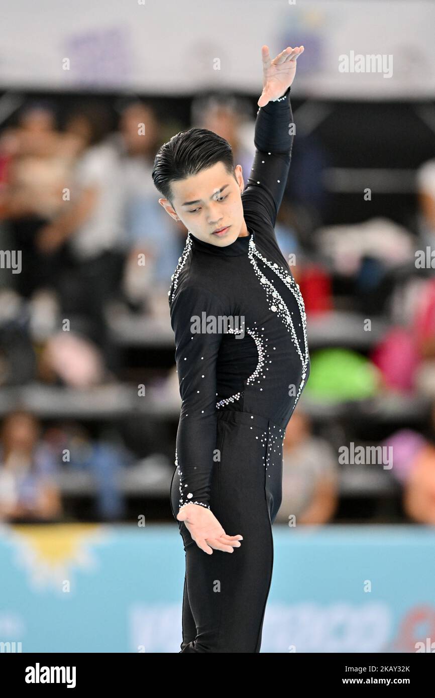 TING-YU WAN, China Taipei, performing in Senior Men - Short Program at ...