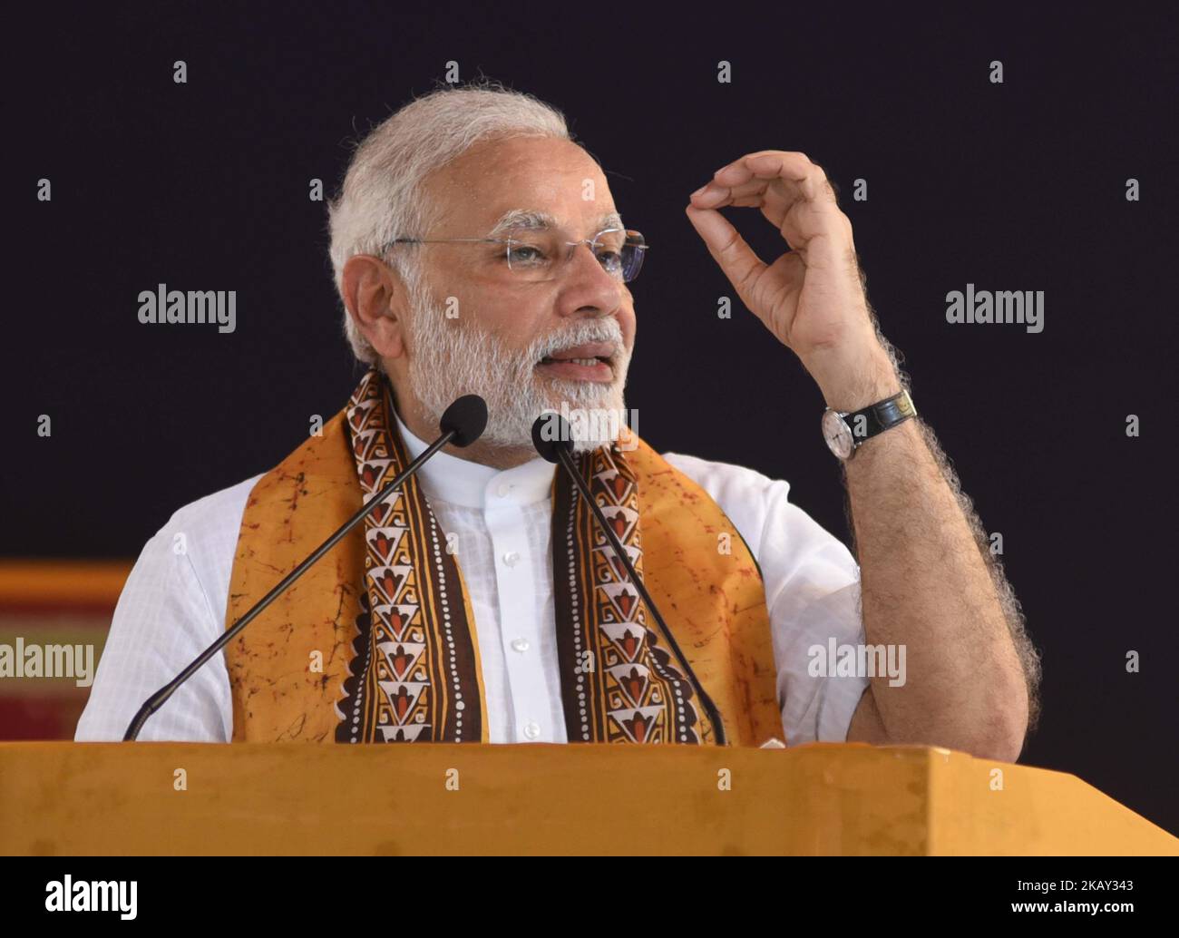 Narendra Modi Prime Minister of India addressing at the Convocation of ...
