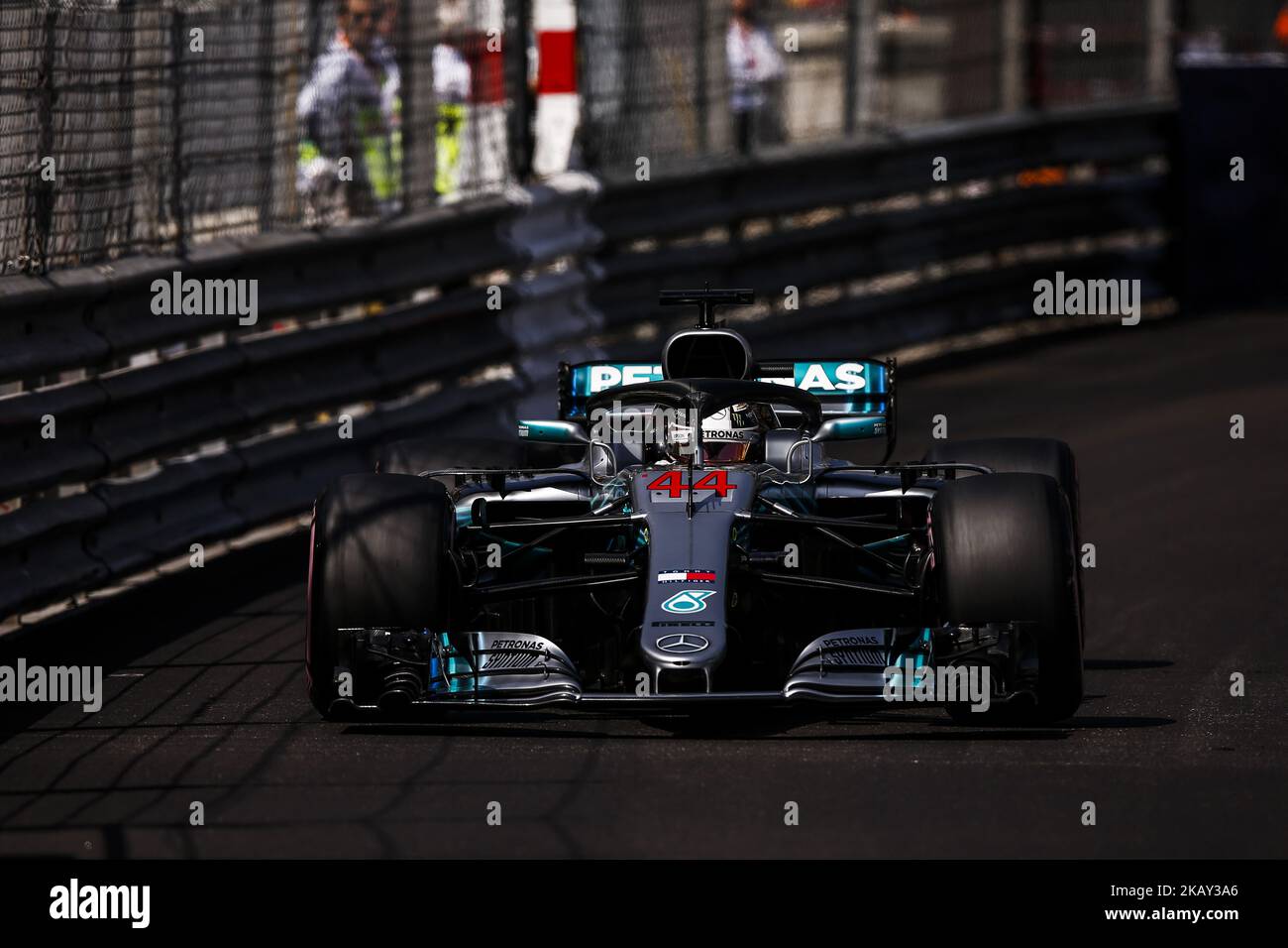 44 Lewis Hamilton from Great Britain Mercedes W09 Hybrid EQ Power+ team ...