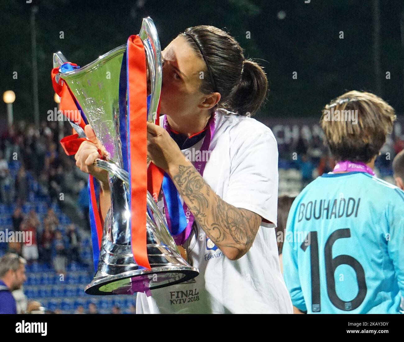 Women champions league trophy general hi-res stock photography and ...