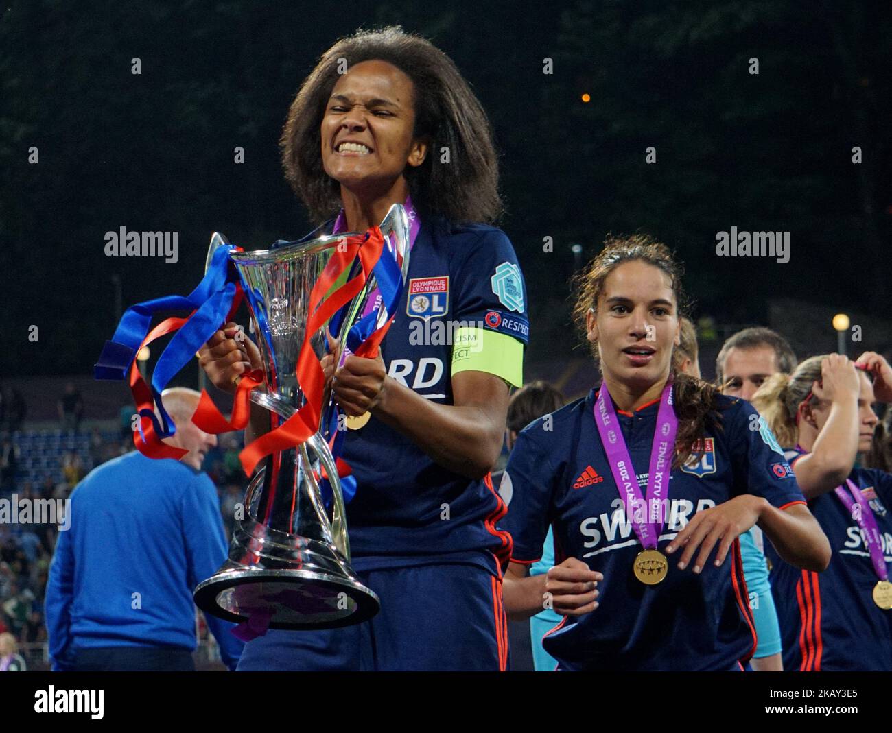 Women champions league trophy general hi-res stock photography and ...