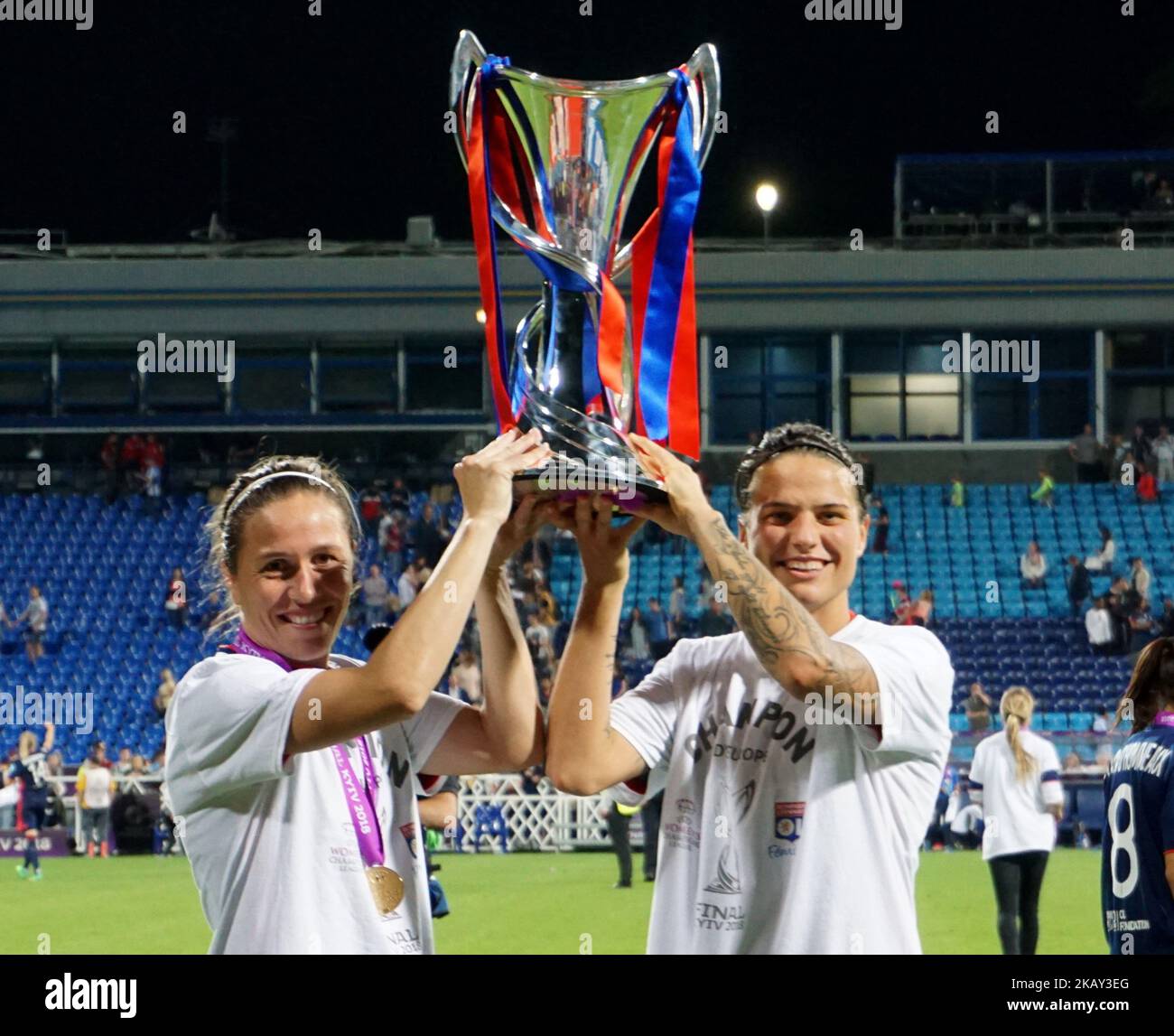 Women champions league trophy general hi-res stock photography and ...