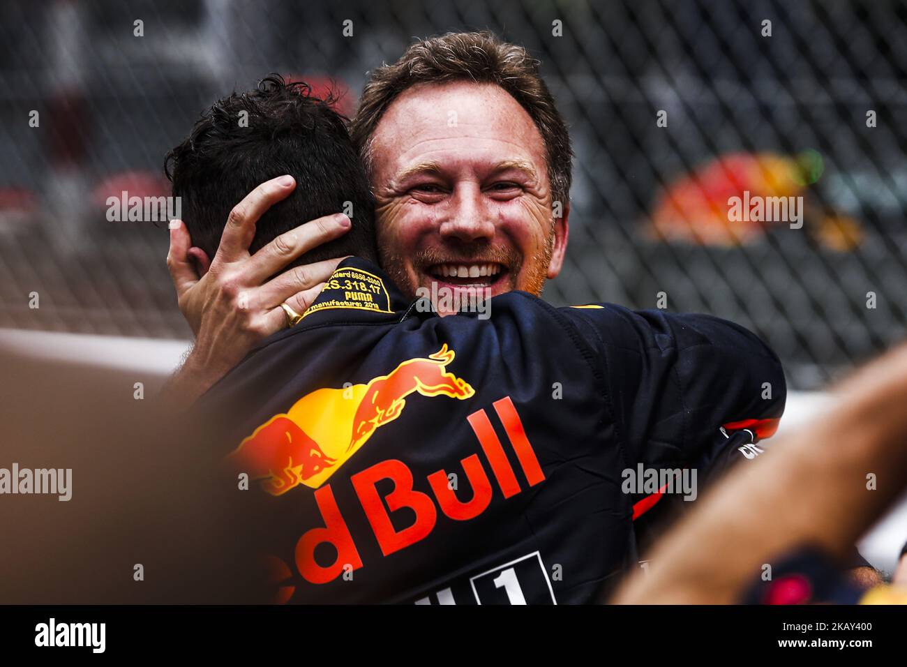 03 Daniel Ricciardo from Australia with Aston Martin Red Bull Tag Heuer ...