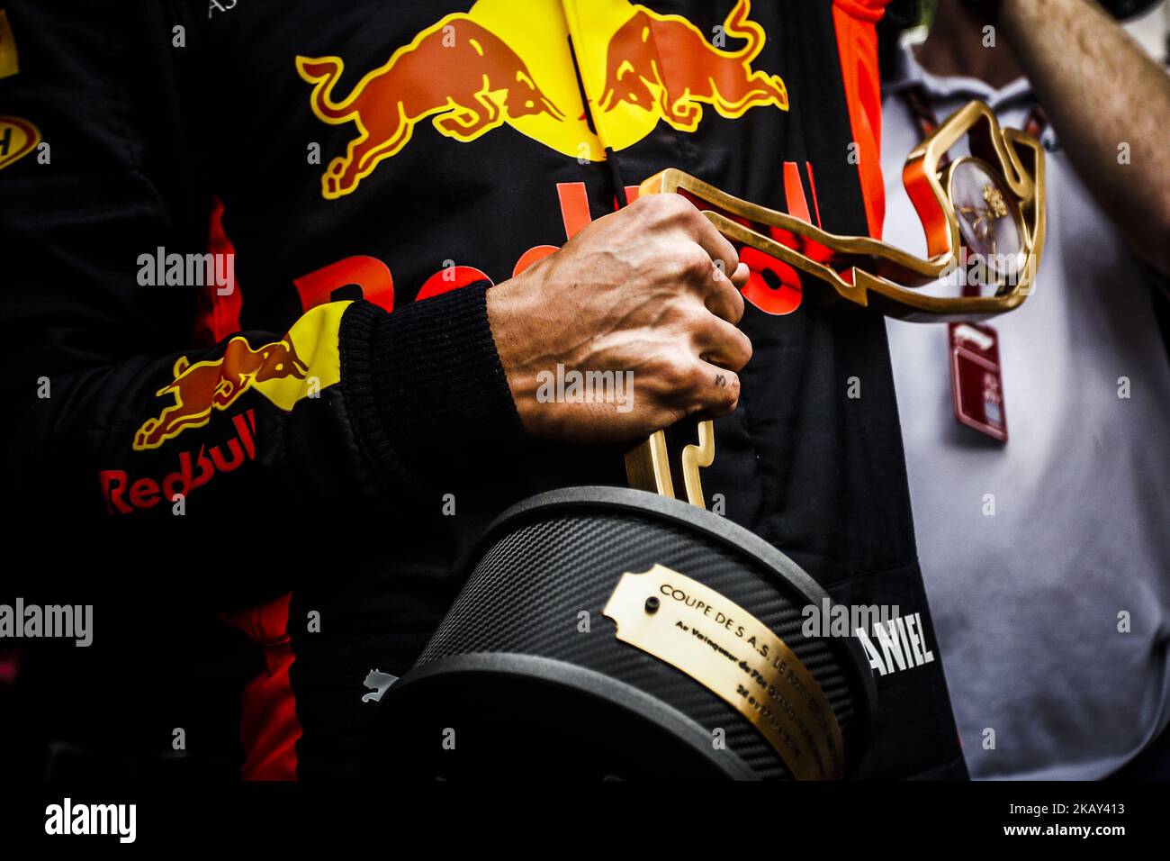 03 Daniel Ricciardo from Australia with Aston Martin Red Bull Tag Heuer ...
