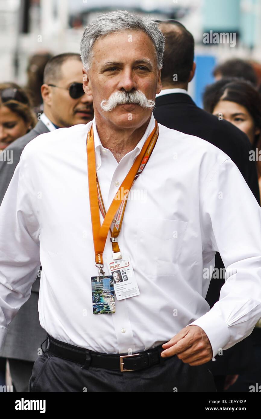 The chief executive officer and executive chairman of the Formula One ...