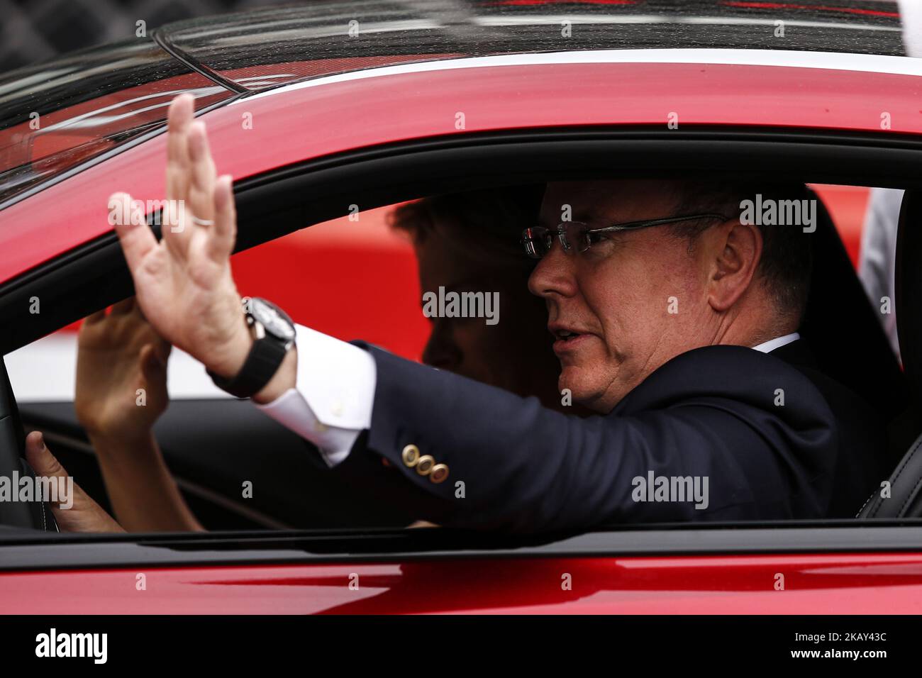 The prince of Monaco, Alberto II and the princess Charlene portrait ...