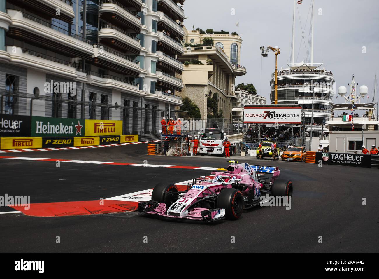 31 Esteban Ocon from France Force India F1 VJM11 during the Race of ...