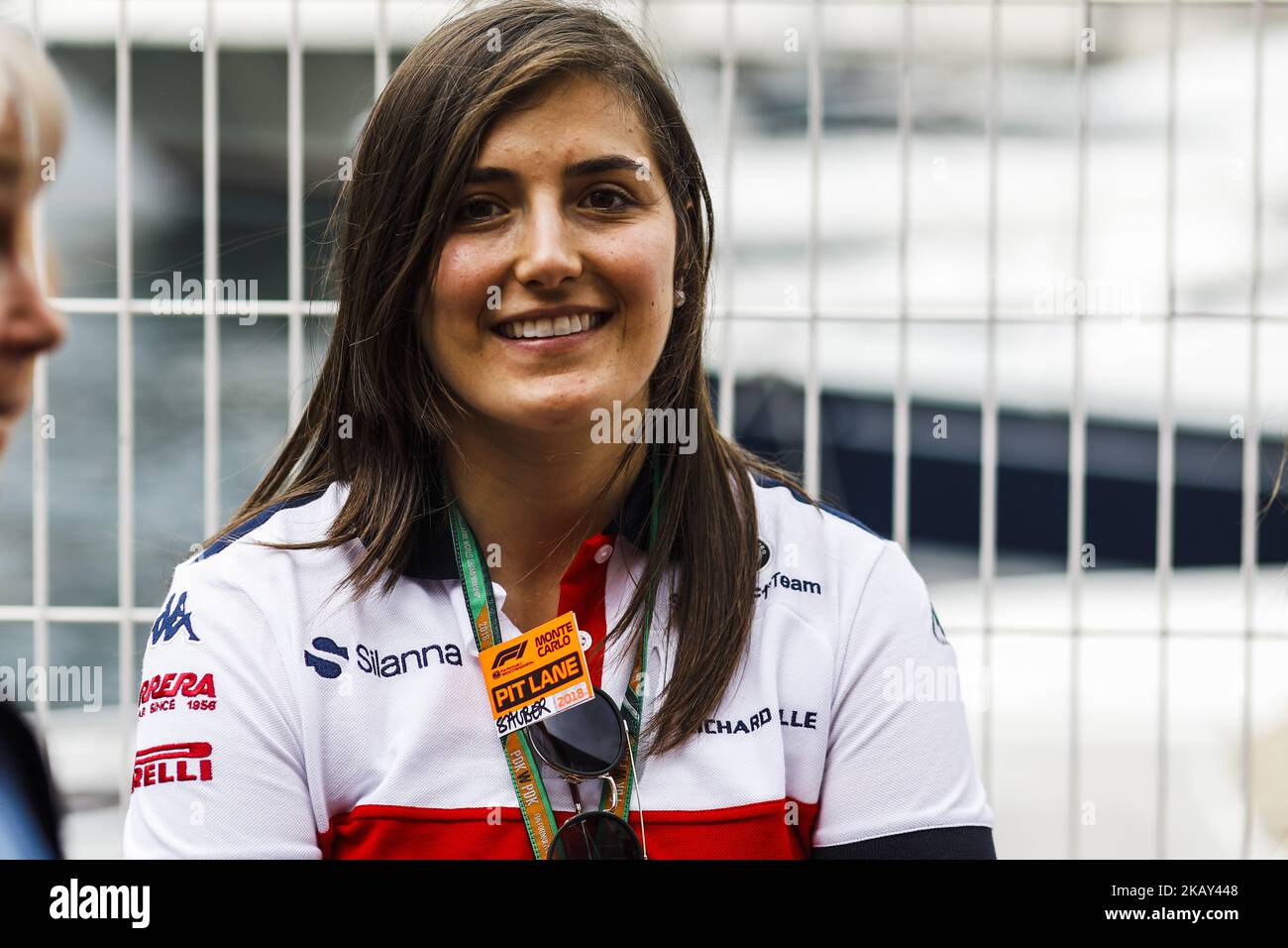 Tatiana Calderon Alfa Romeo Sauber F1 Team C37 portrait during the Race ...