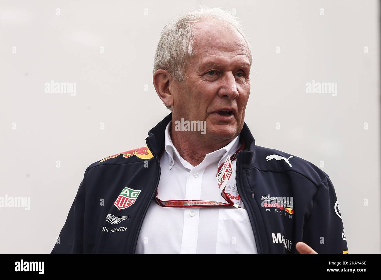 Helmut Marko portrait during the Race of Monaco Formula One Grand Prix ...