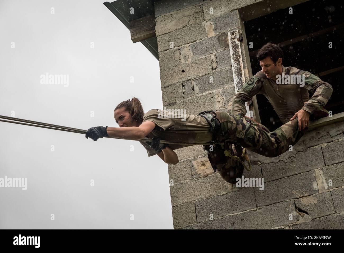 Alizée Baron in Viriville, France, on May 30, 2018. The mountain ...