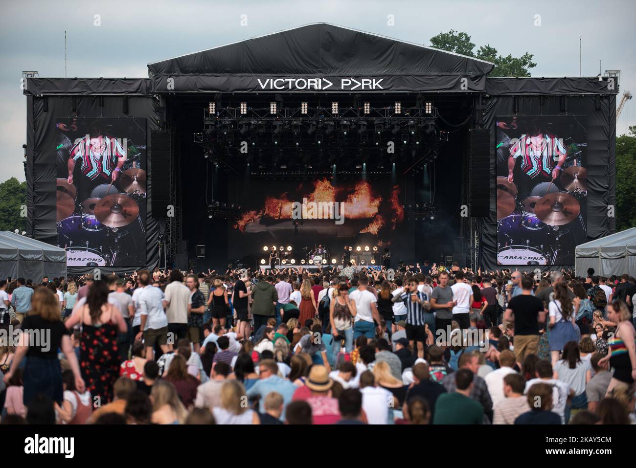 English rock band The Amazons perform live at APE Presents festival at ...