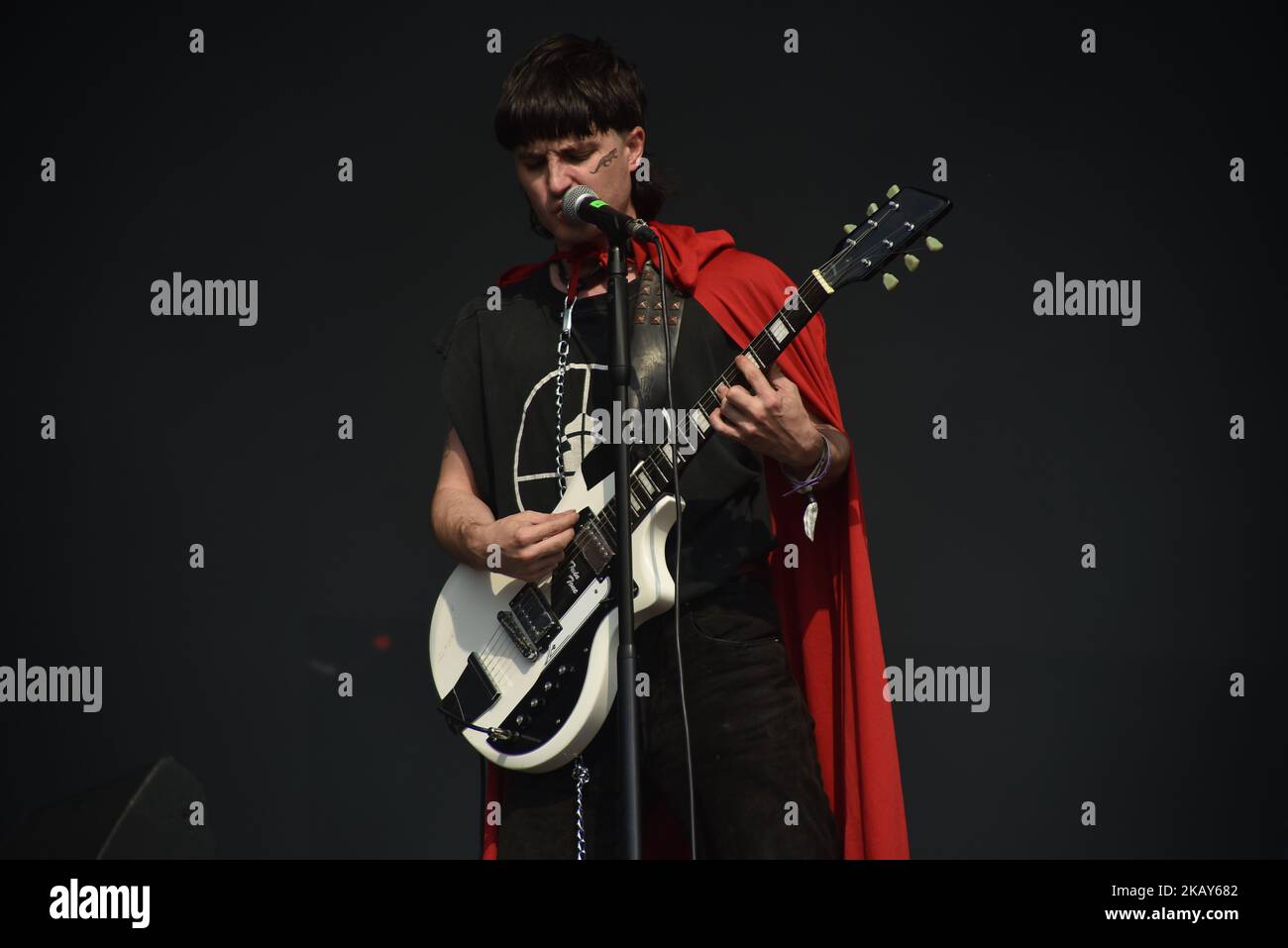 American rock band The Black Lips perform on stage at APE Presents ...