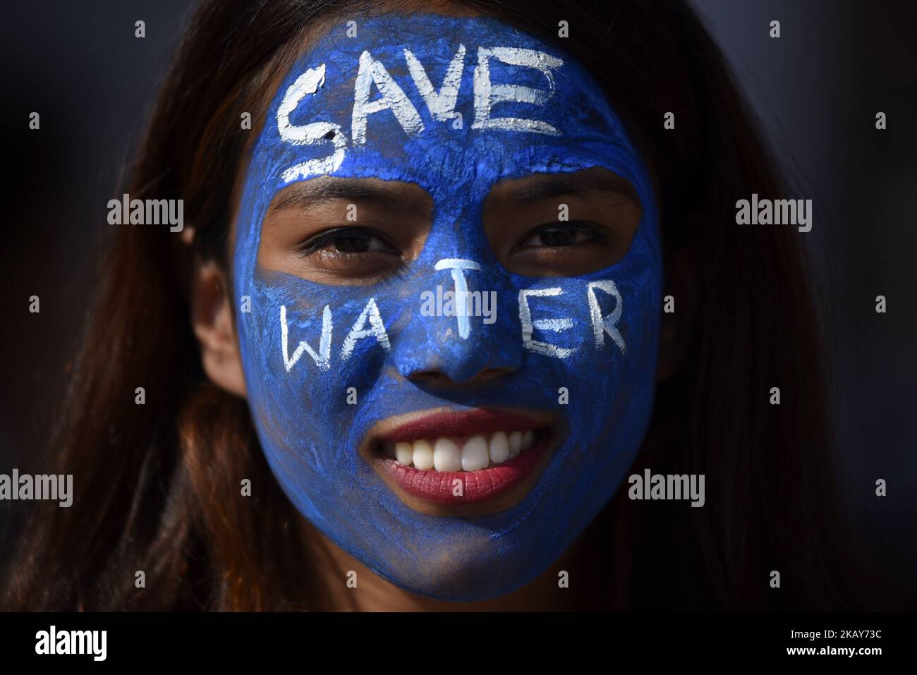 Face Painting On Save Water
