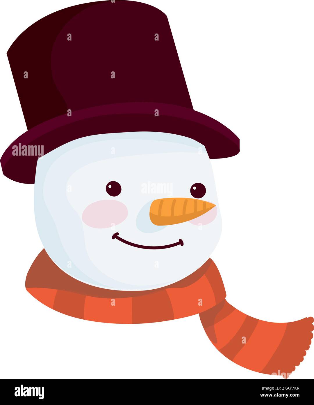 happy snowman design Stock Vector Image & Art - Alamy
