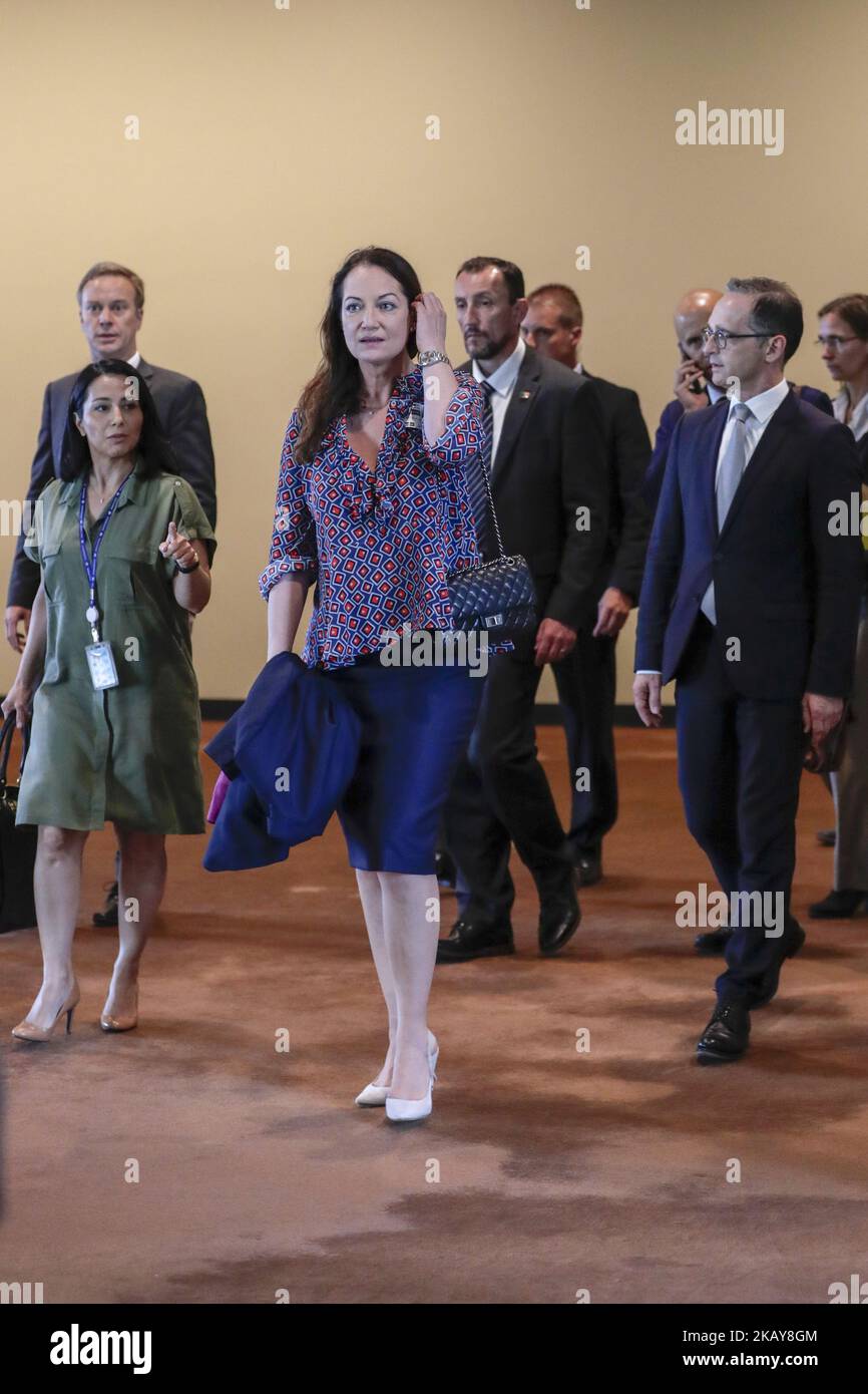 German actress Natalia Worner wife of Heiko Mass, Minister for Foreign ...