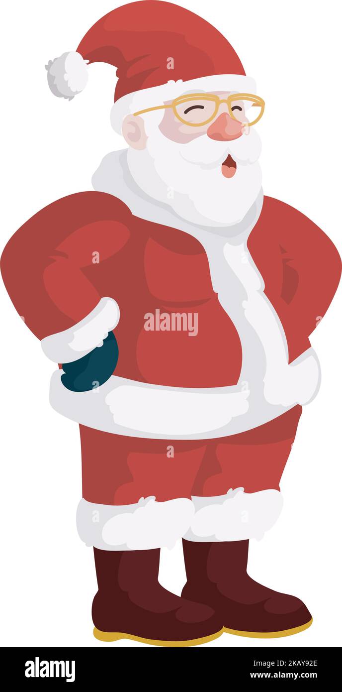 santa claus design Stock Vector Image & Art - Alamy