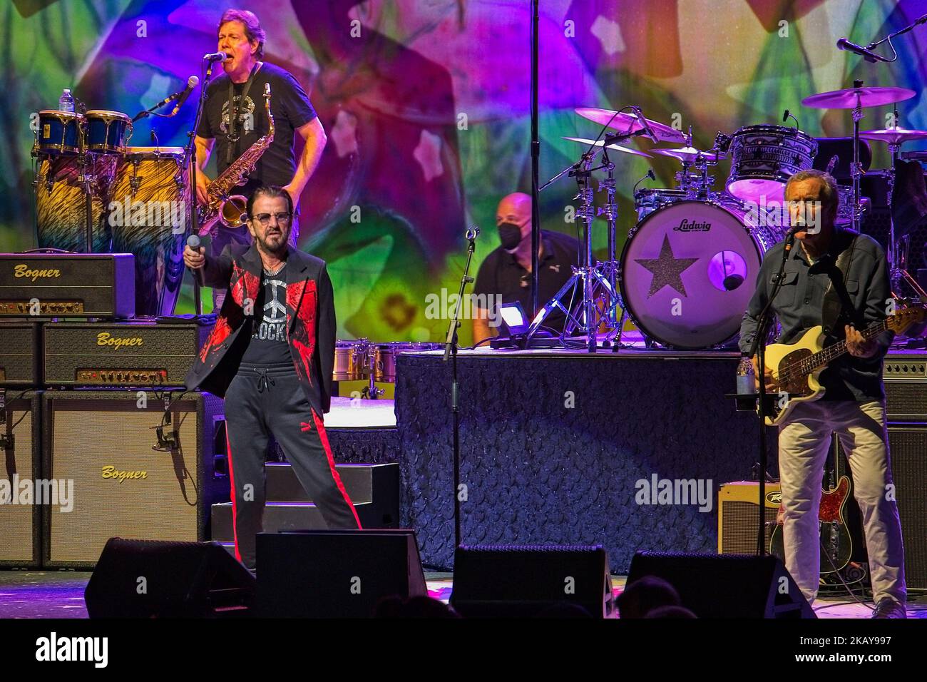 The famous Ringo Starr Richard Starkey and his band at the All Star ...