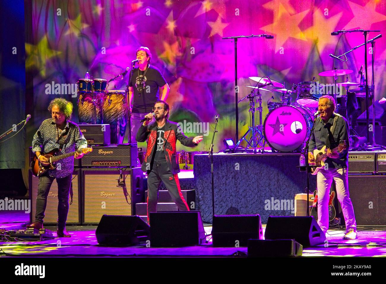 The famous Ringo Starr Richard Starkey and his band at the All Star ...