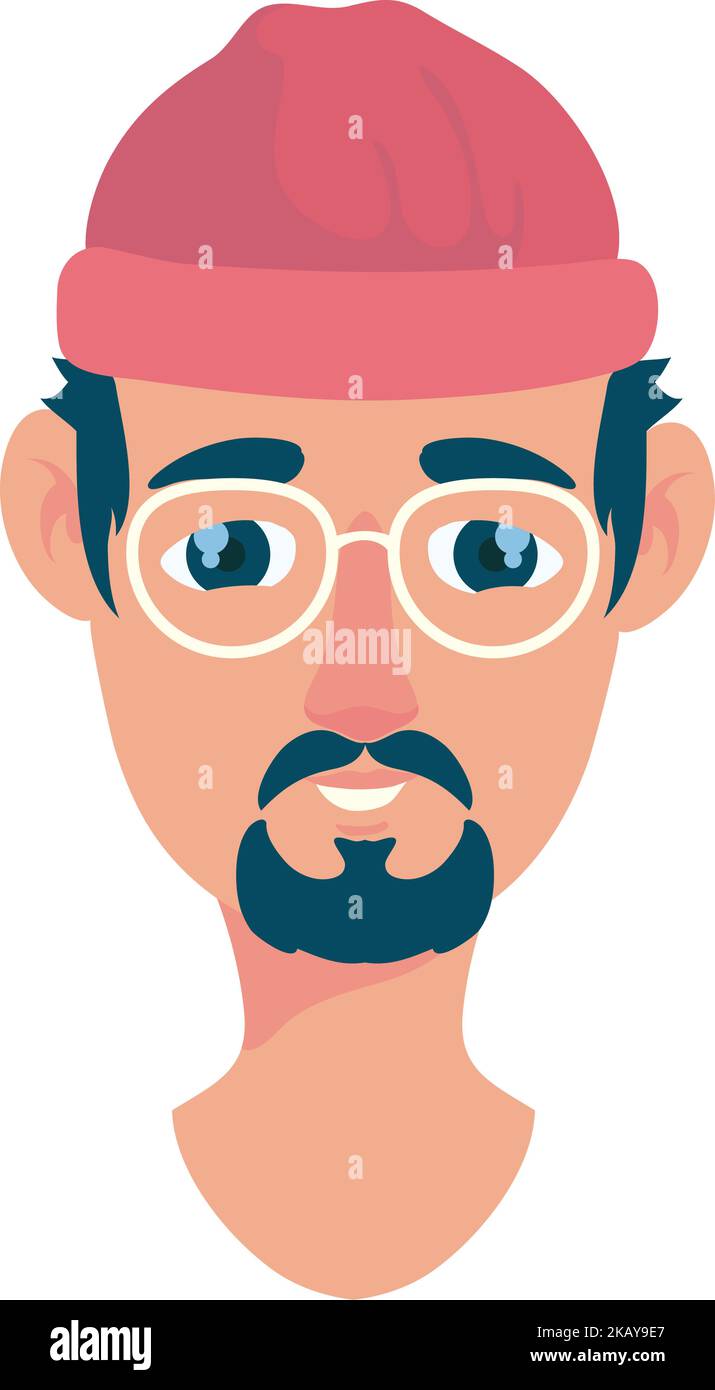 guy face illustration Stock Vector Image & Art - Alamy