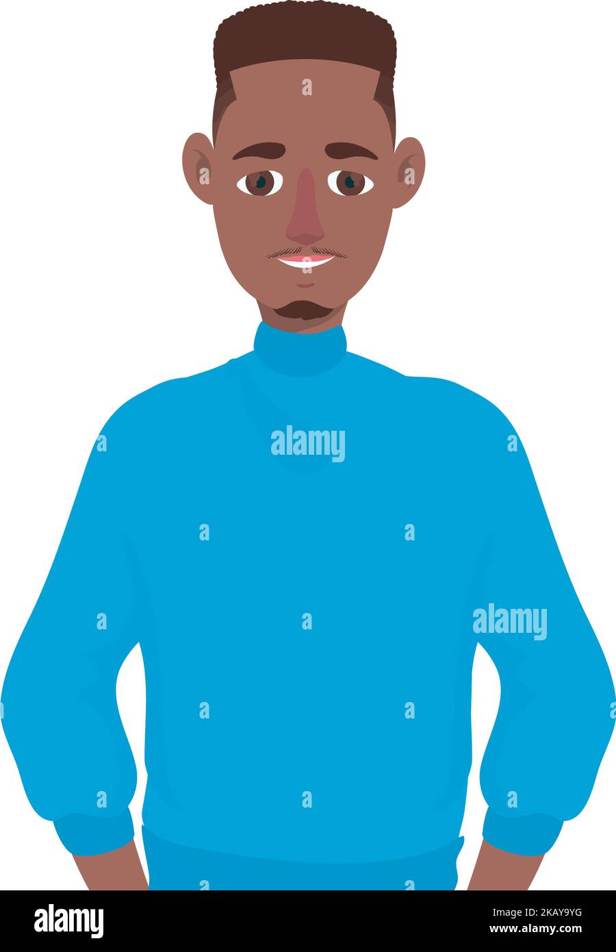 afro guy illustration Stock Vector Image & Art - Alamy