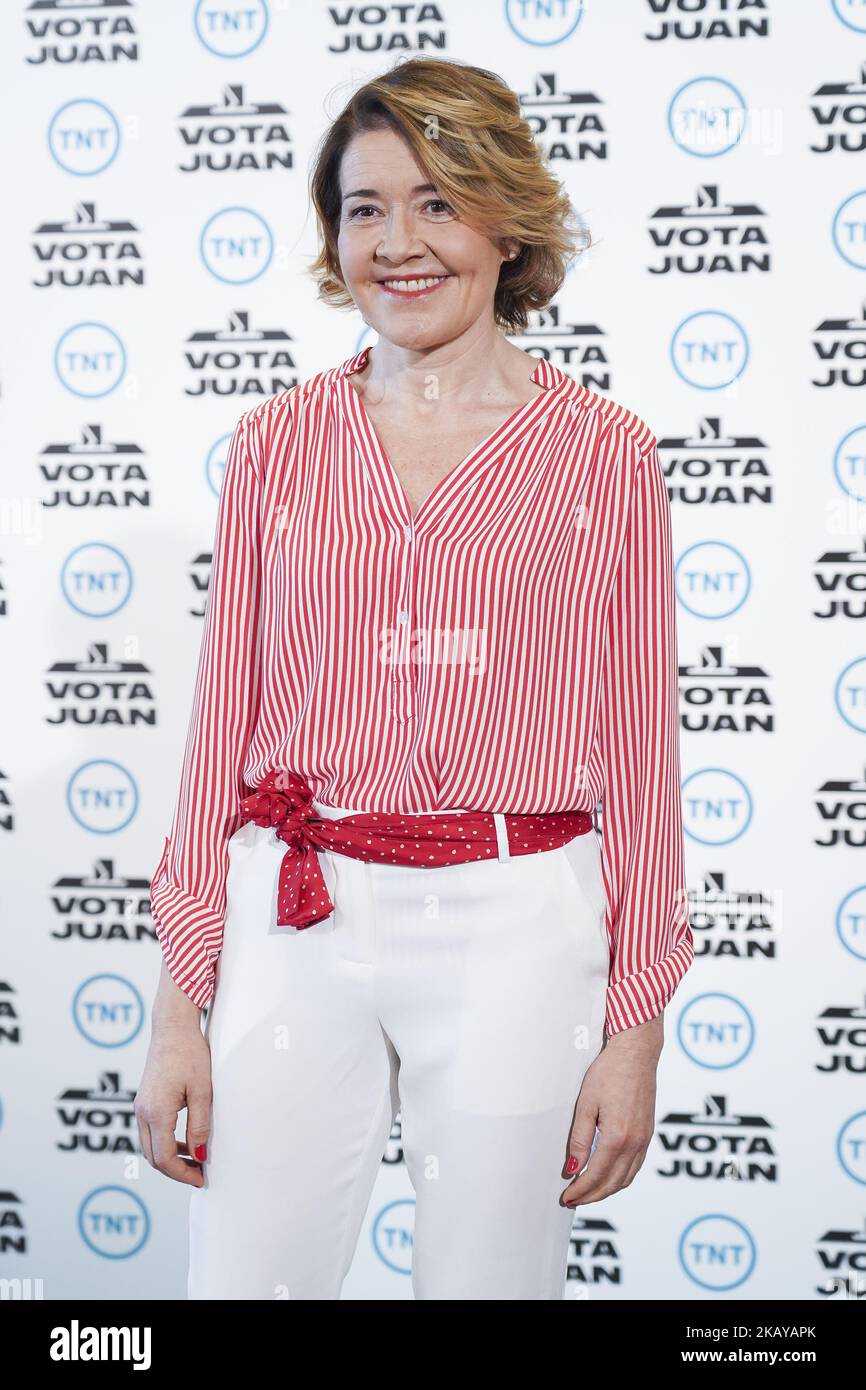 actress Maria Pujalte attend the 'Vota Juan' photocall at Palace Hotel ...