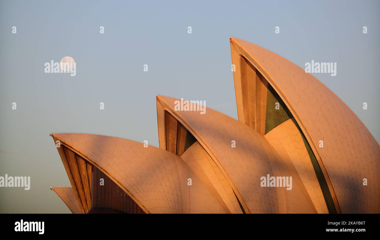A beautiful shot of the historic Sydney opera house taken from under ...