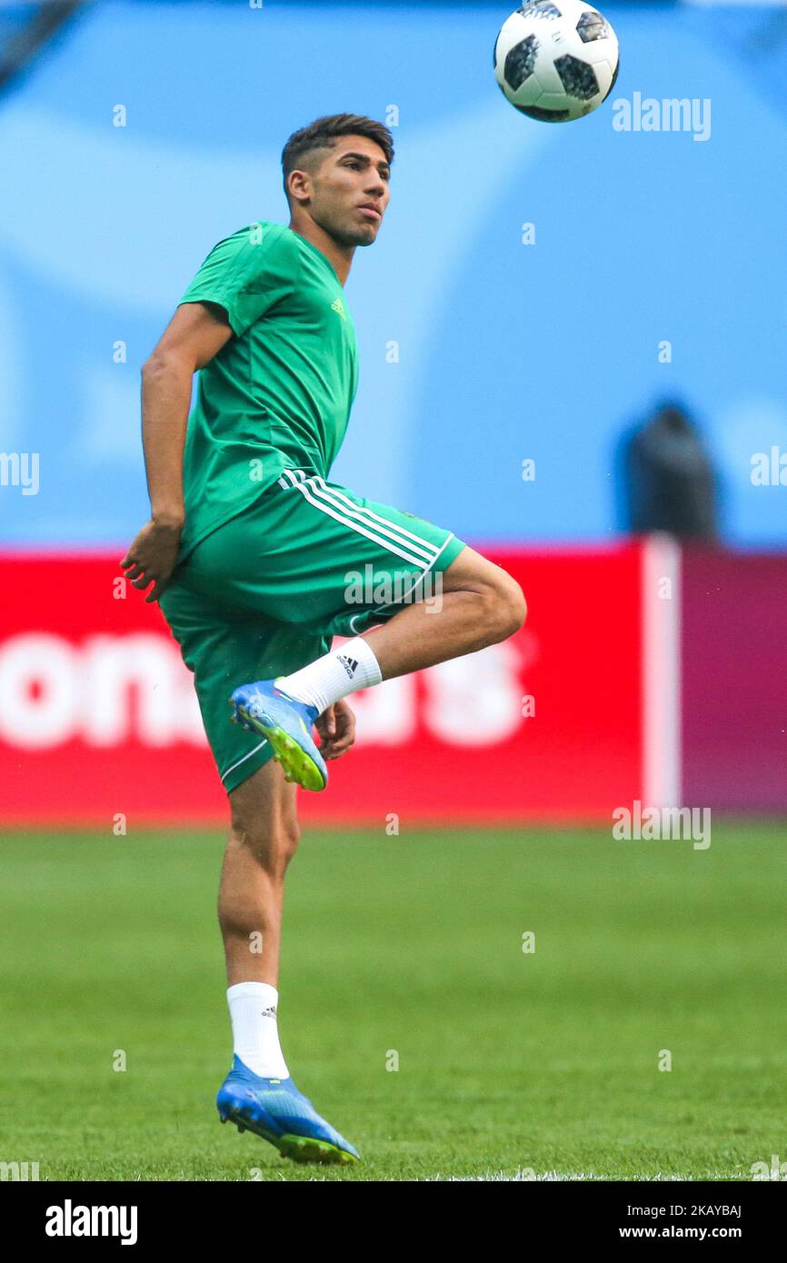 Achraf hakimi world cup hi-res stock photography and images - Alamy