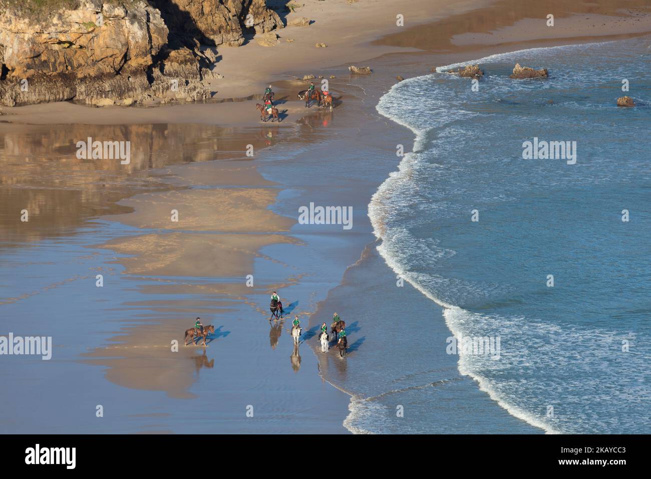 Torimbia beach, Llanes, Asturias, Spain Stock Photo - Alamy