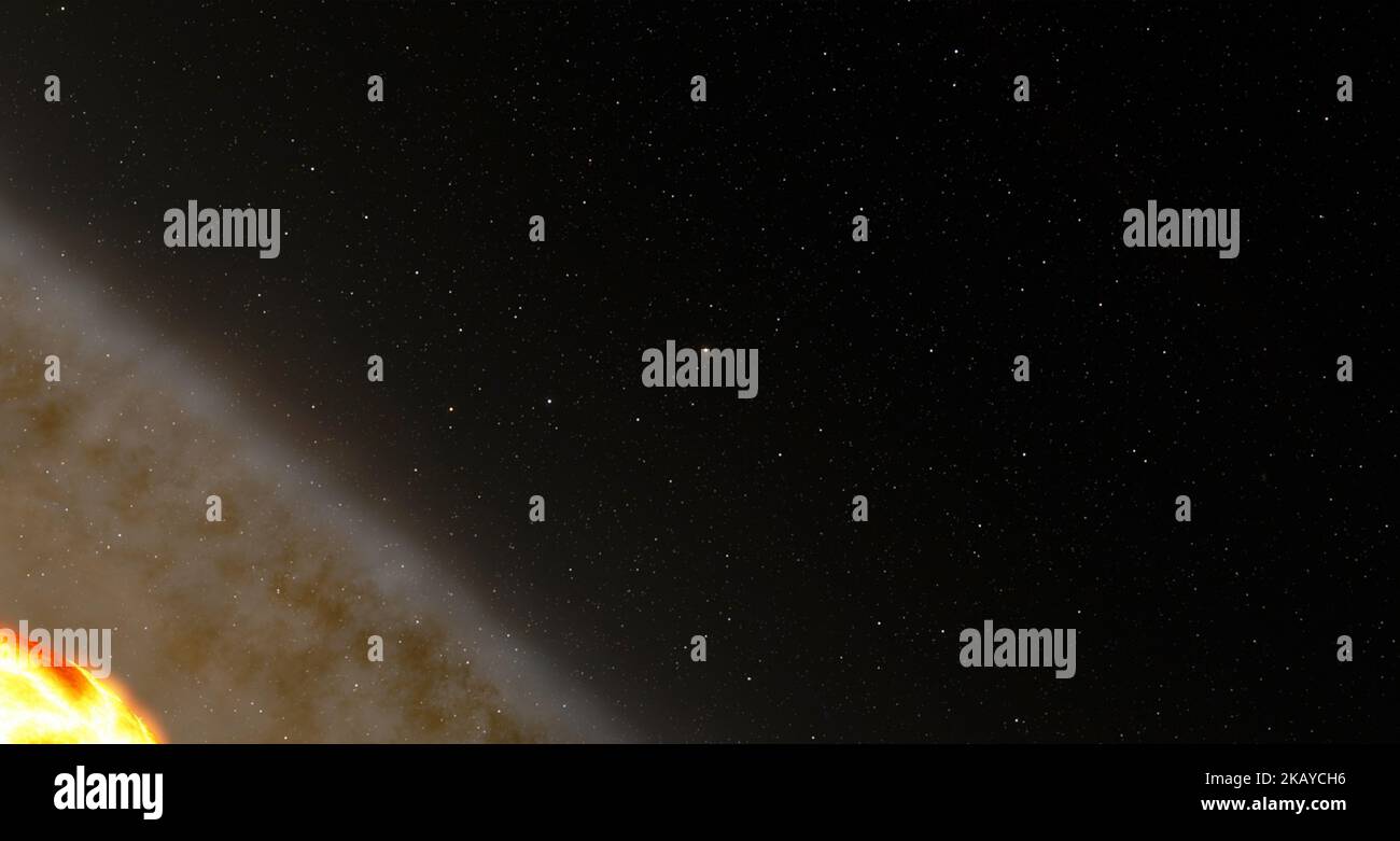 Space galaxy illustration hi-res stock photography and images - Alamy