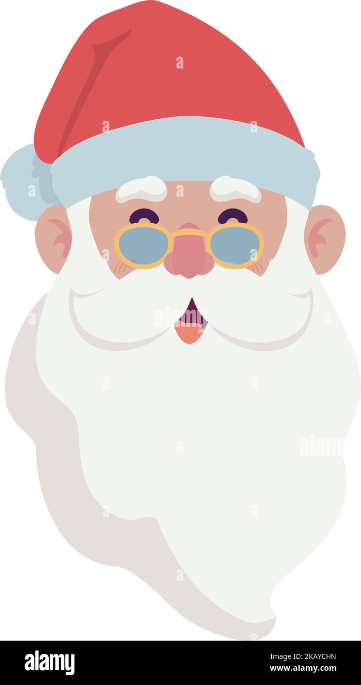 santa face design Stock Vector Image & Art - Alamy