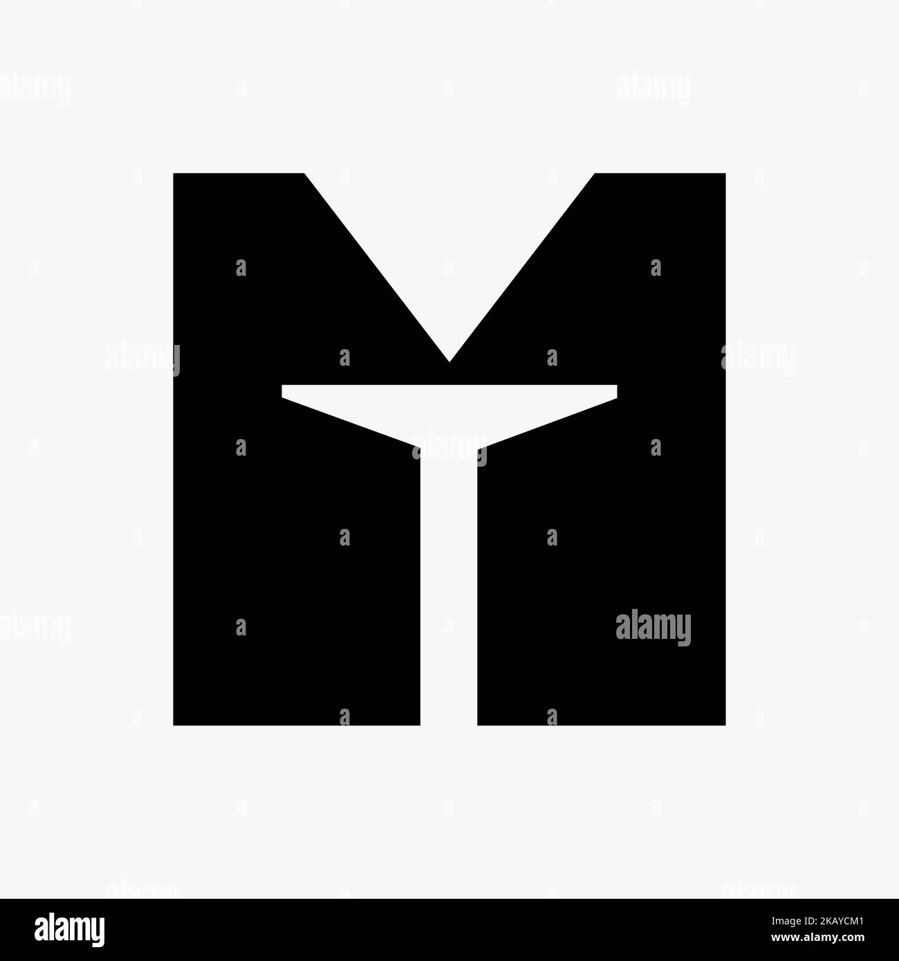 Letter M Door Logo Design Combined With Minimal Open Door Icon Vector ...
