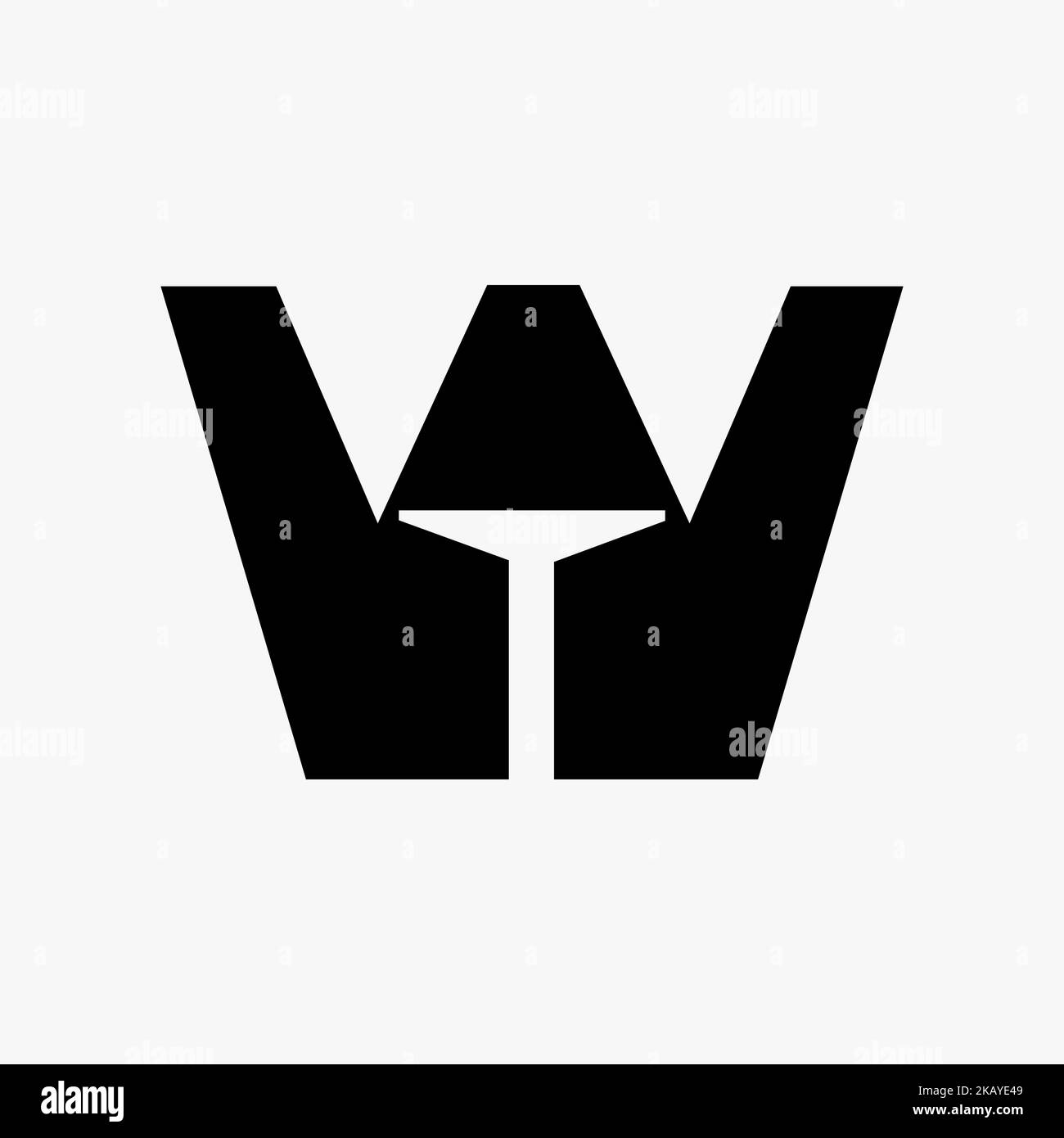 Letter W Door Logo Design Combined With Minimal Open Door Icon Vector ...