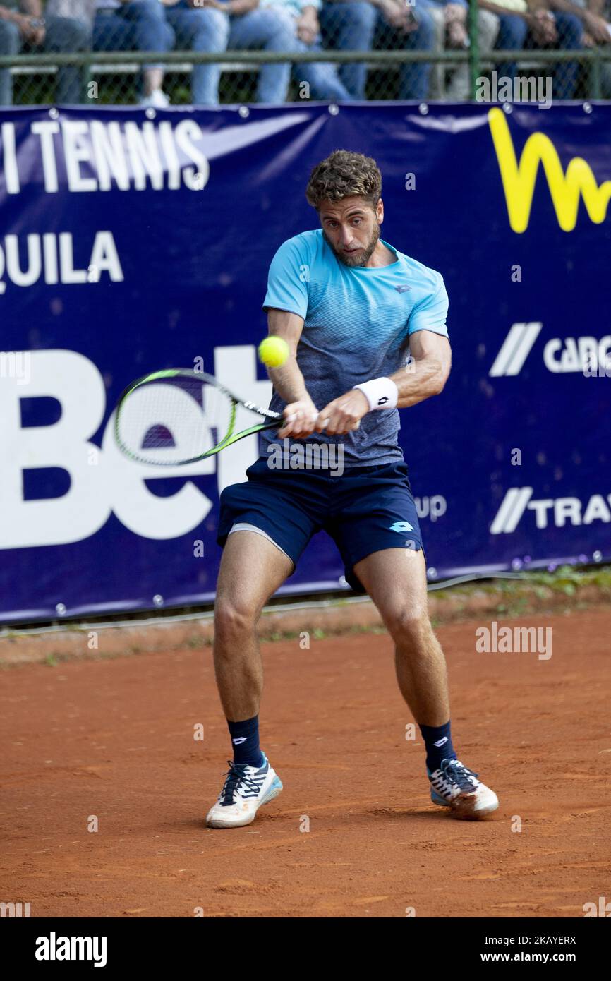 Roberto Quiroz during match between Roberto Quiroz (ECU) and Gianluigi ...
