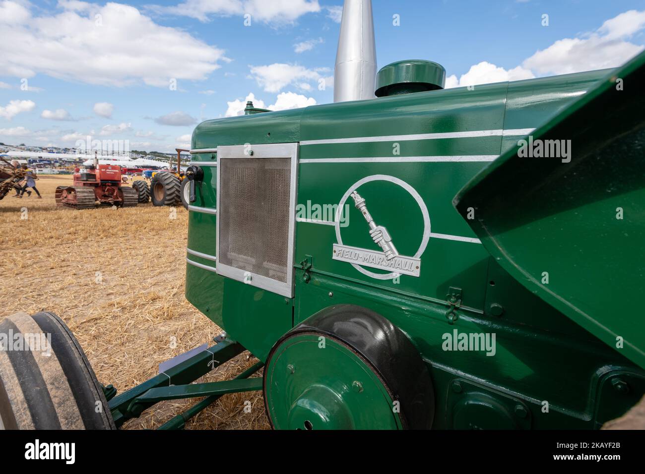 Tarrant Hinton.Dorset.United Kingdom.August 25th 2022.A restored Field ...