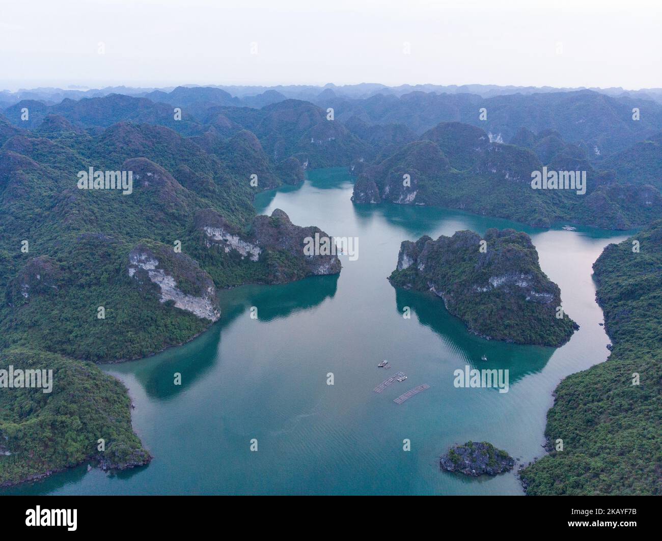 Ha long bay drone shot hi-res stock photography and images - Alamy