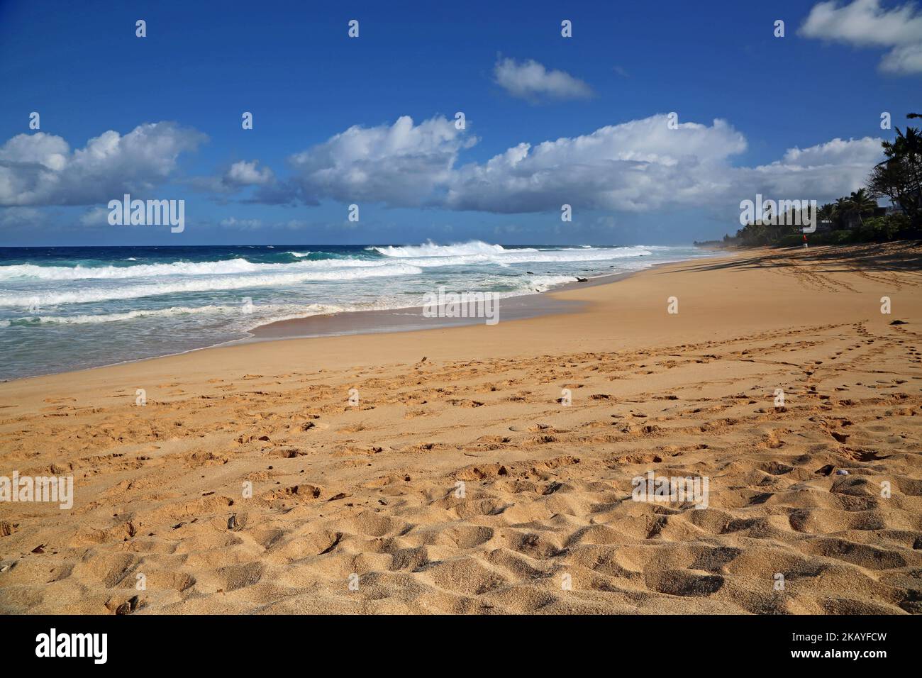 Sunset Beach at sunrise, Hawaii Stock Photo - Alamy