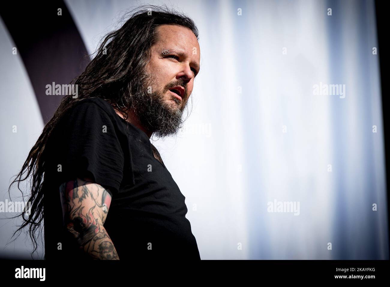American singer and musician Jonathan Davis best known as the lead ...