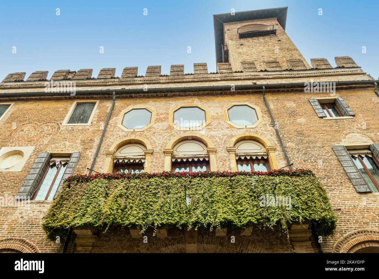 Padova, Italy - 03-05-2022: beautiful building in the historic center ...