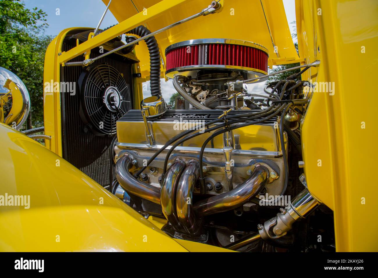 1932 Ford 3 window hot rod Stock Photo - Alamy