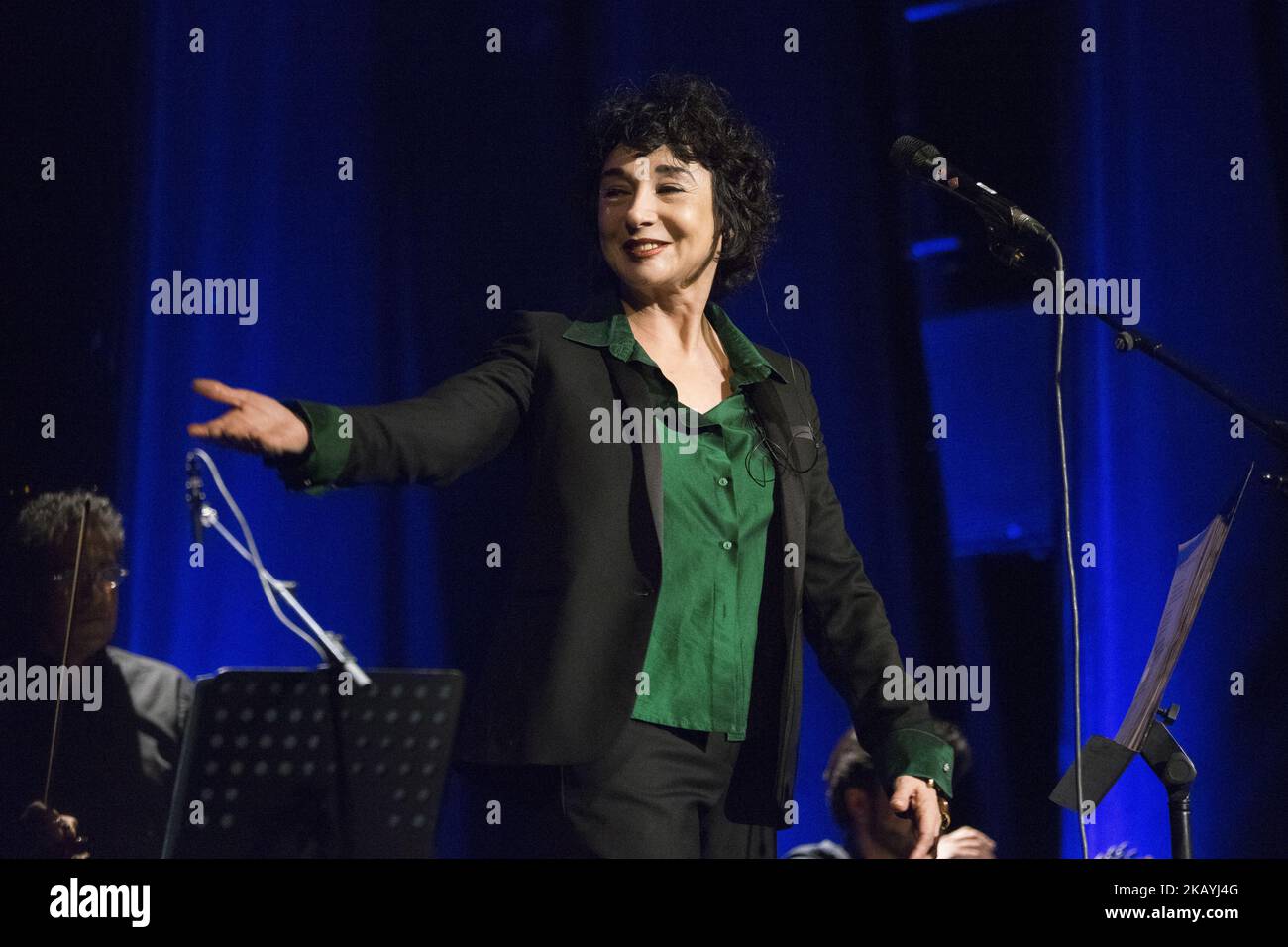 The Portuguese singer MISIA during the performance at the Fado festival ...