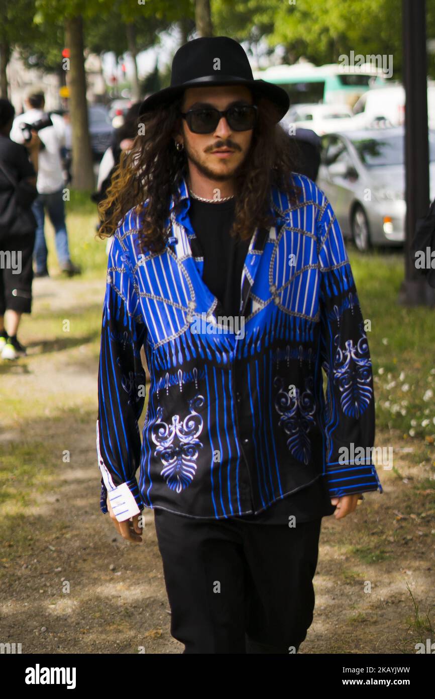 A guest is seen during Paris Men's Fashion Week Spring/Summer 2019 ...