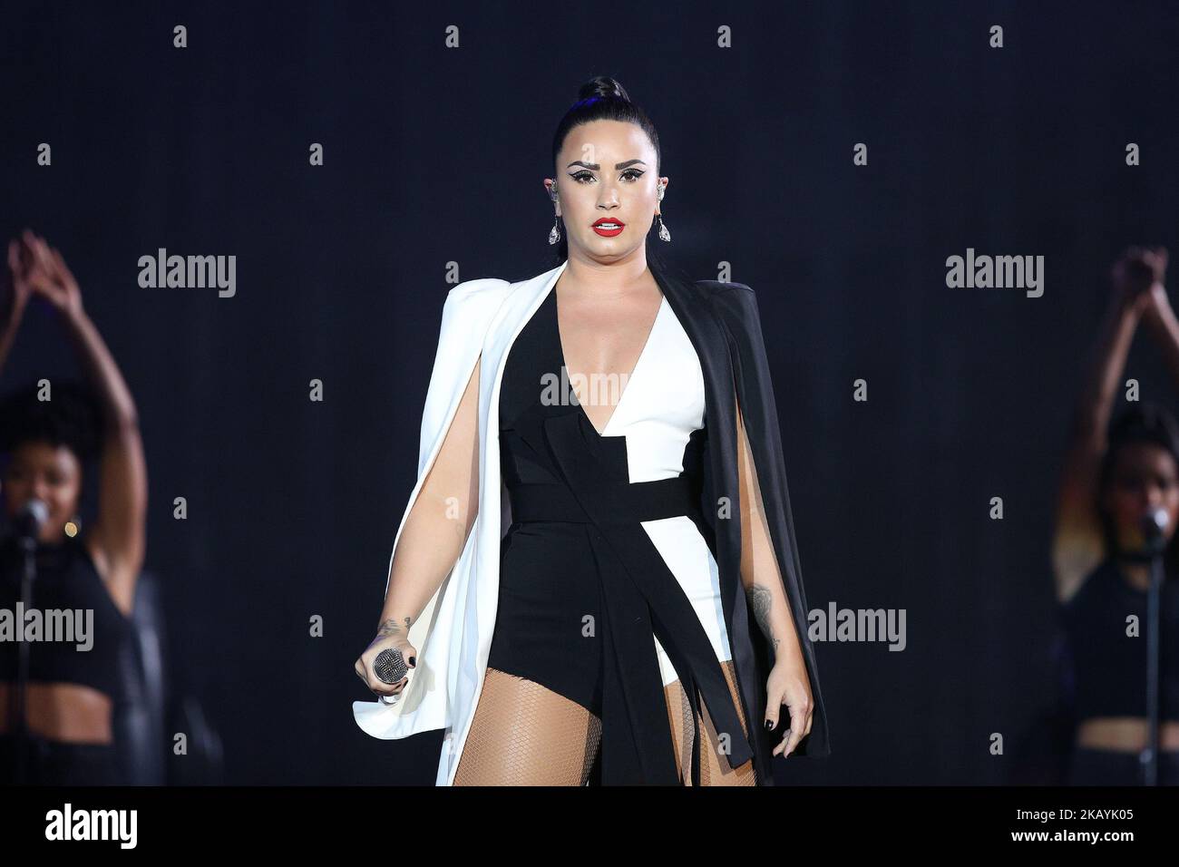 Demi lovato performs rio lisboa 2018 hi-res stock photography and ...