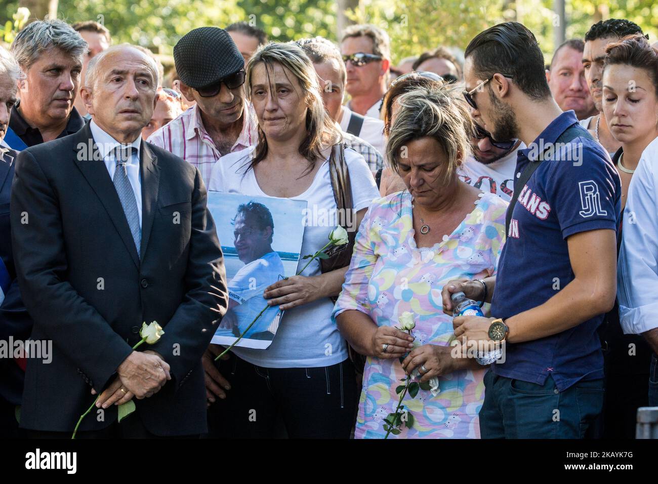 White March in tribute to Hervé Cornara, killed by Yassin Salhi during ...
