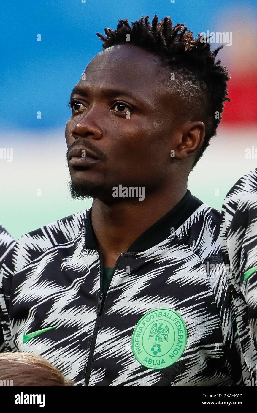 Soccer football ahmed musa hi-res stock photography and images - Alamy