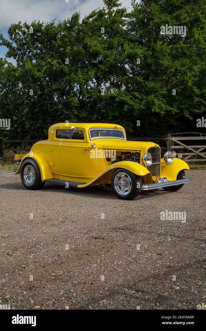 1932 Ford 3 window hot rod Stock Photo - Alamy